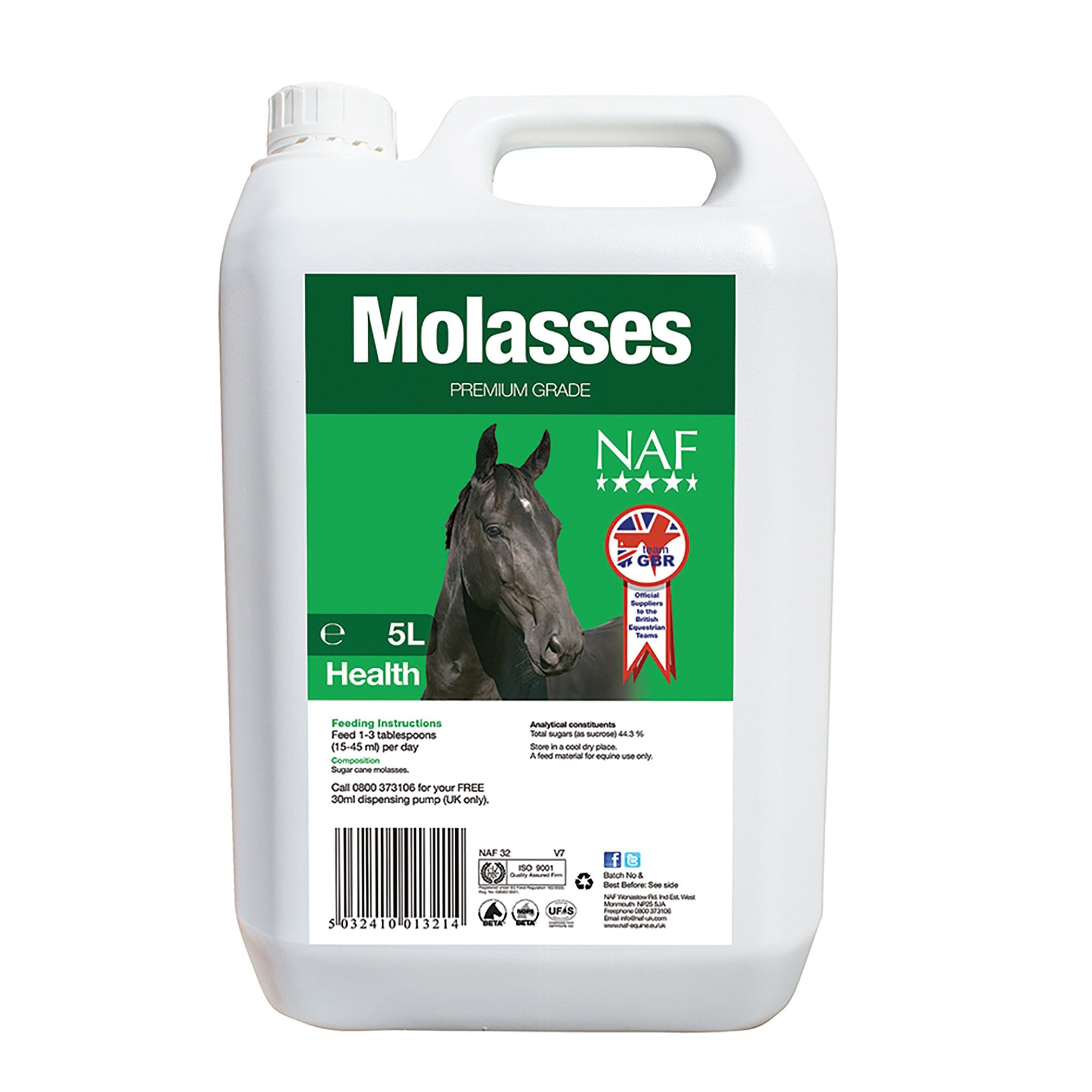NAF (Natural Animal Feeds) Molasses Horse Supplement 25 Litre | Feedem