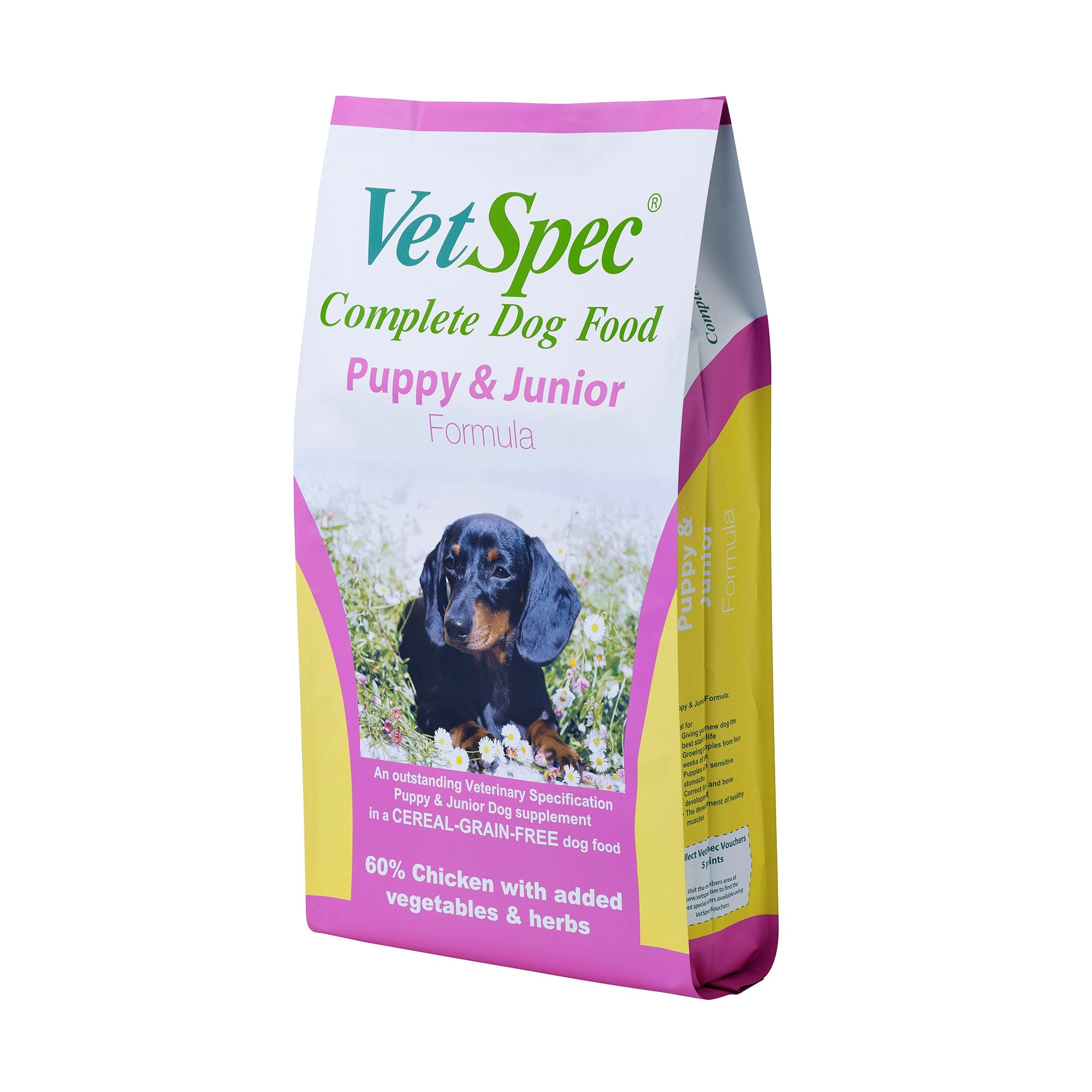 VetSpec Puppy & Junior Formula Dog Food 12kg | Feedem