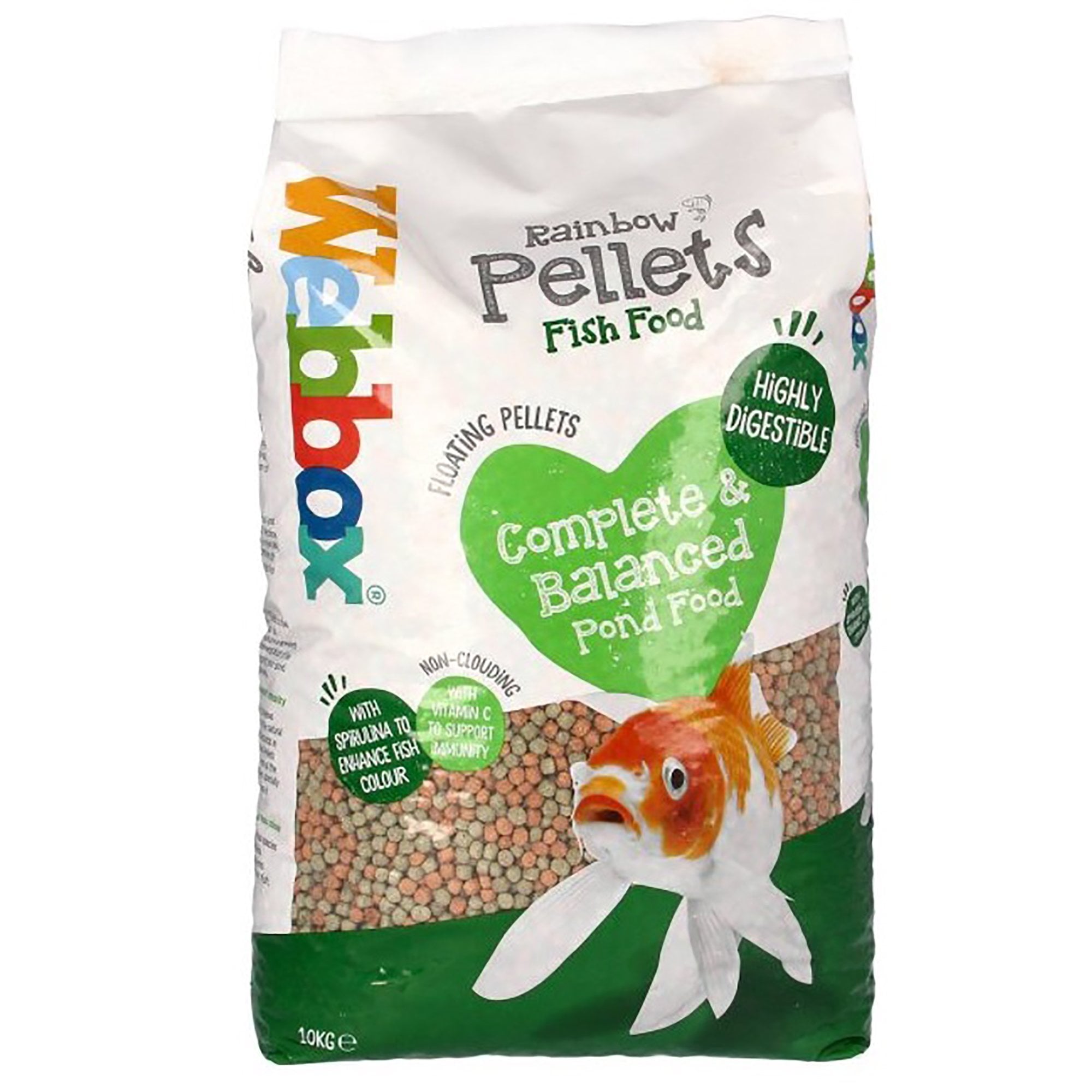 Webbox Rainbow Pellets Pond Food 10kg | Feedem